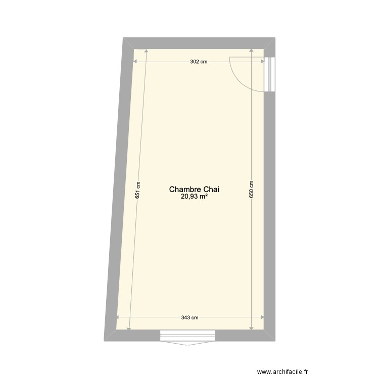 chai - Plan dessiné par Jaissy