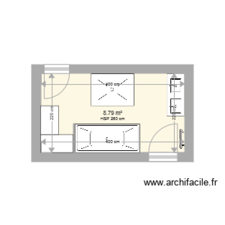 sdb - Plan dessiné par sinnocent