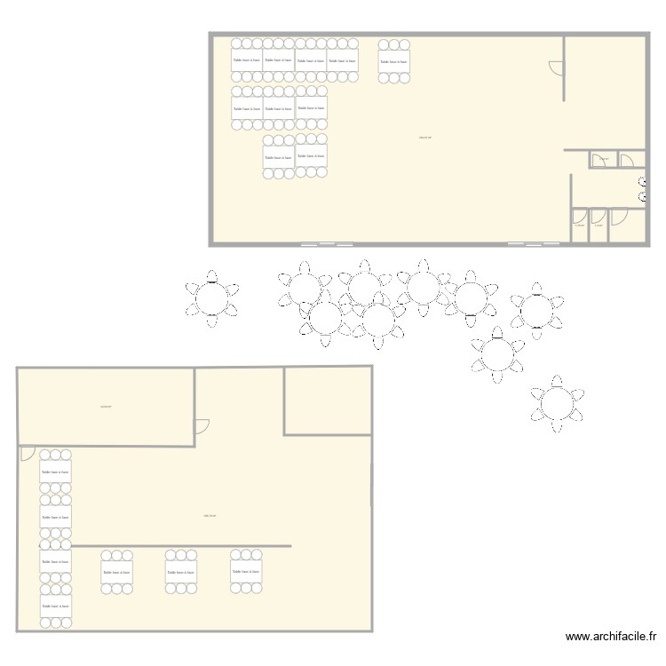 Plan – salle reception – Par hencor ️ | ArchiFacile