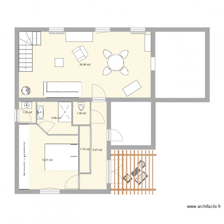 extention 2 - Plan dessiné par dominique...