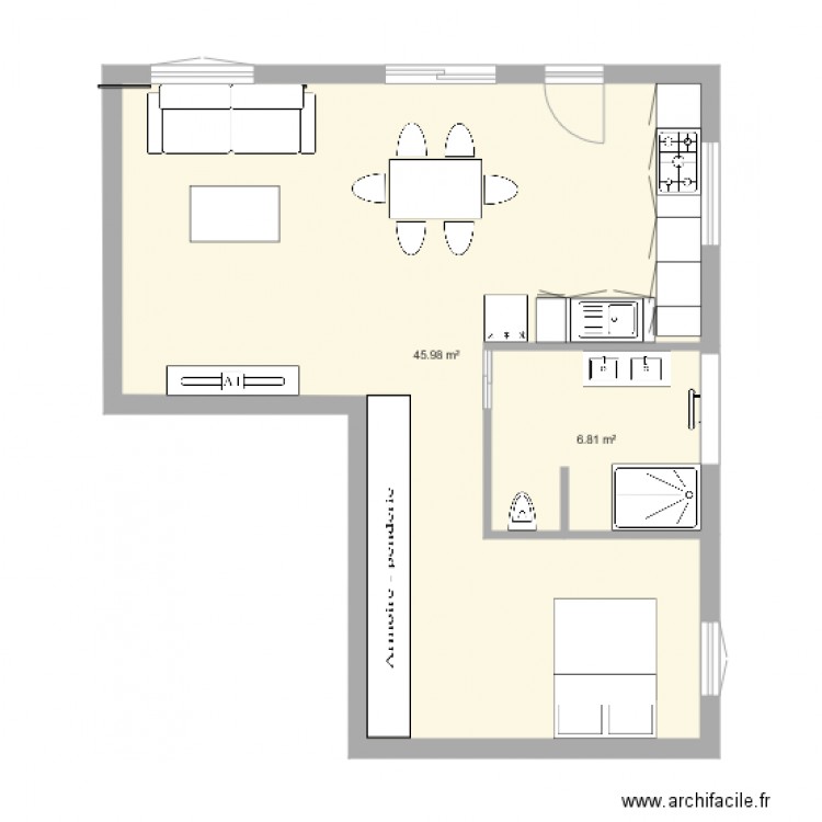La Remise - Plan dessiné par Phoebus06