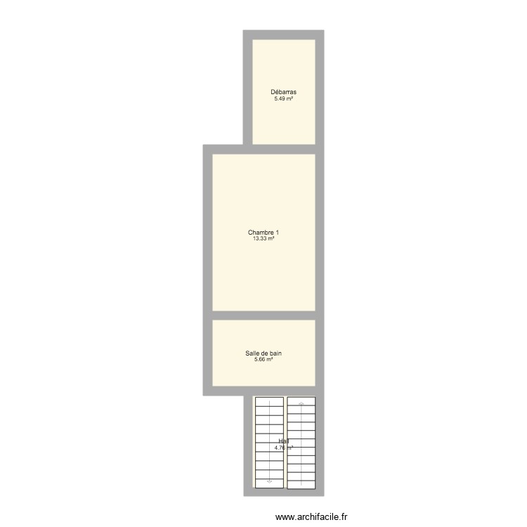 Entresol - Plan dessiné par Ecolier