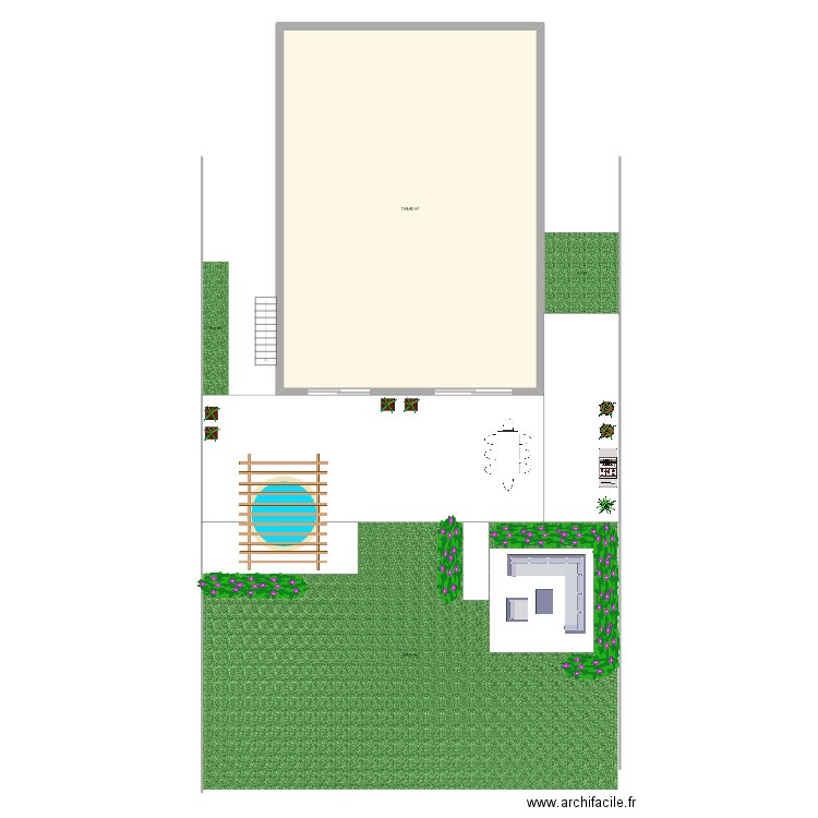 terrasse - Plan dessiné par Baab