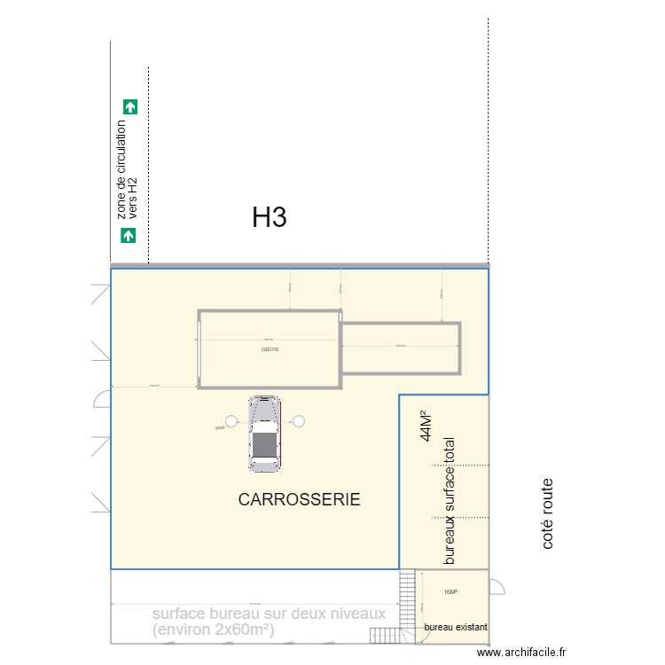 carrosserie voiture - Plan dessiné par kamelmbh