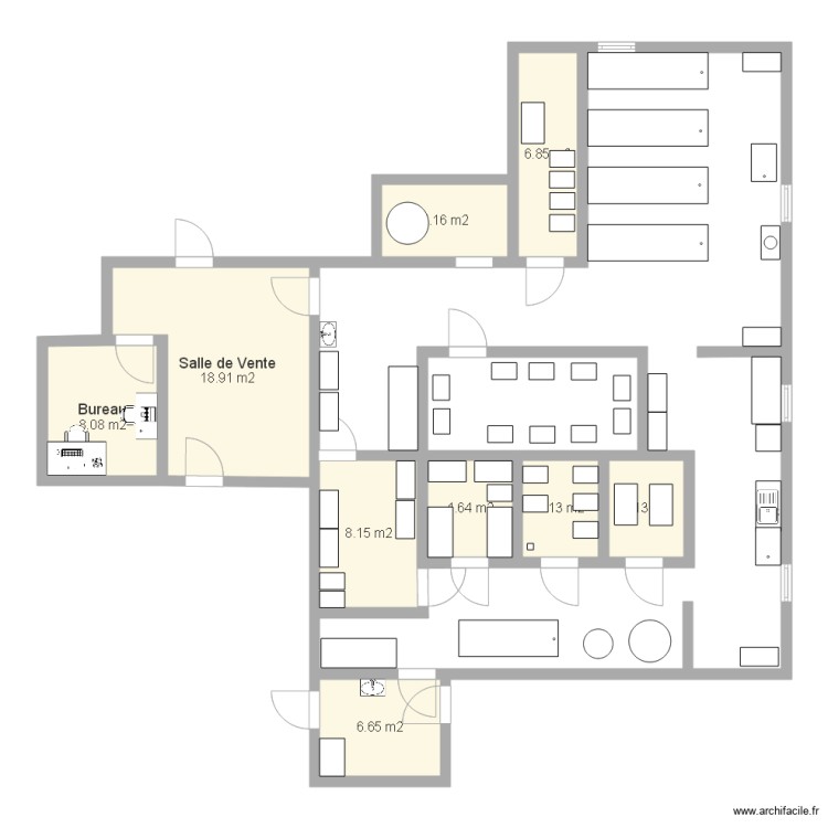 Plan – Fromagerie GAEC des Bruyères – Par TROUDY ️ | ArchiFacile