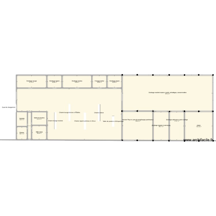 ferme 1 - Plan 16 pièces 2681 m2 dessiné par charlesbat