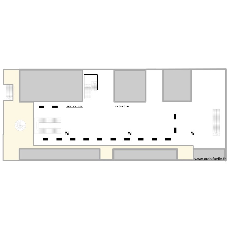 plan grand hall - Plan dessiné par MH1906