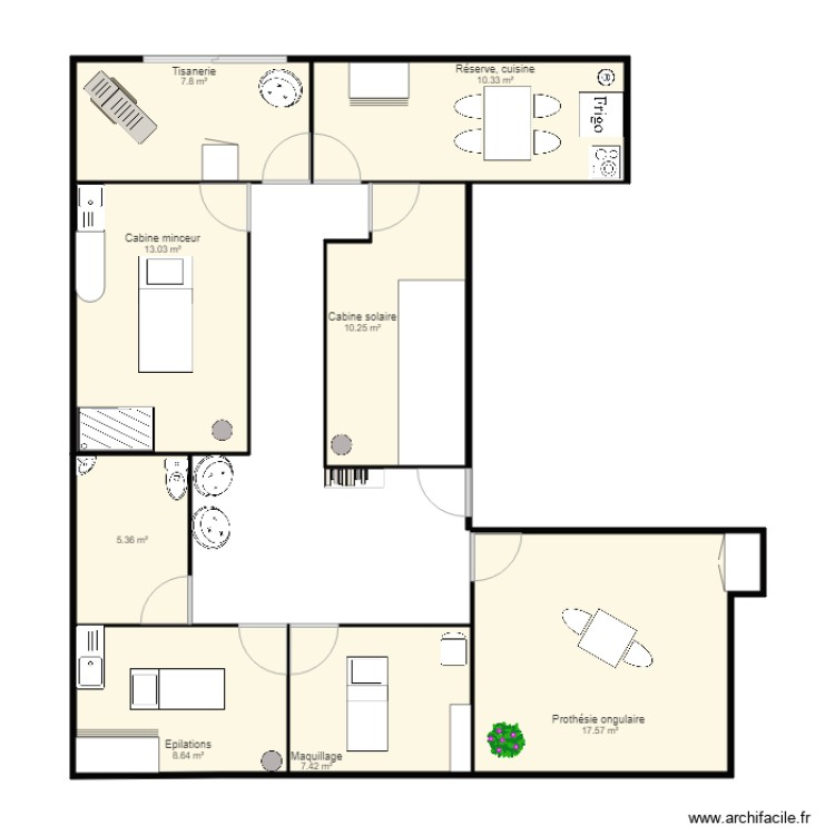 Plan SPA - Plan dessiné par Margot2412