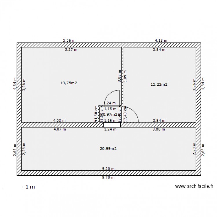 Combles - Plan dessiné par SCISTD3