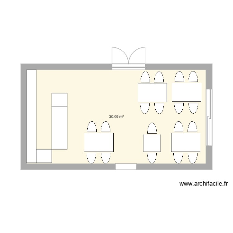 Plan – RESTAURANT – Par alex65190 ️ | ArchiFacile