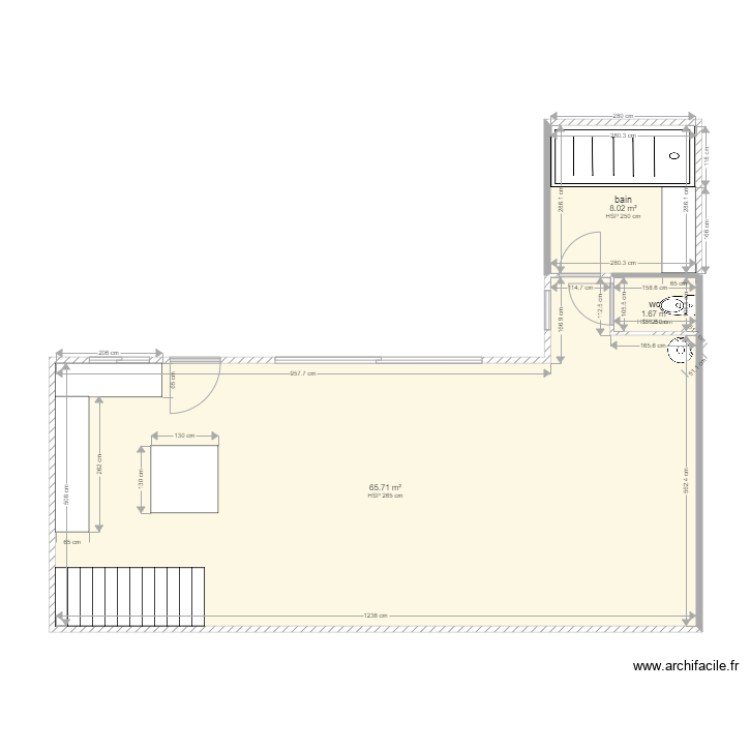 maison st pierre - Plan dessiné par lereffait