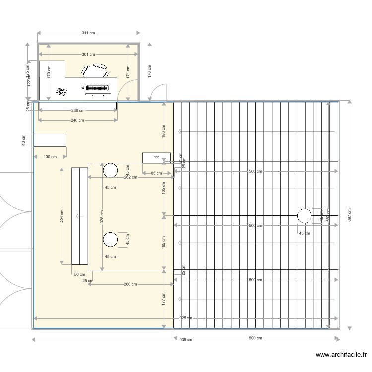 Plan – Hall – Par lkollep ️ | ArchiFacile