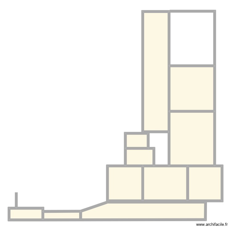 Bâtiments réfectoire - Plan 10 pièces 166 m2 dessiné par Crepi
