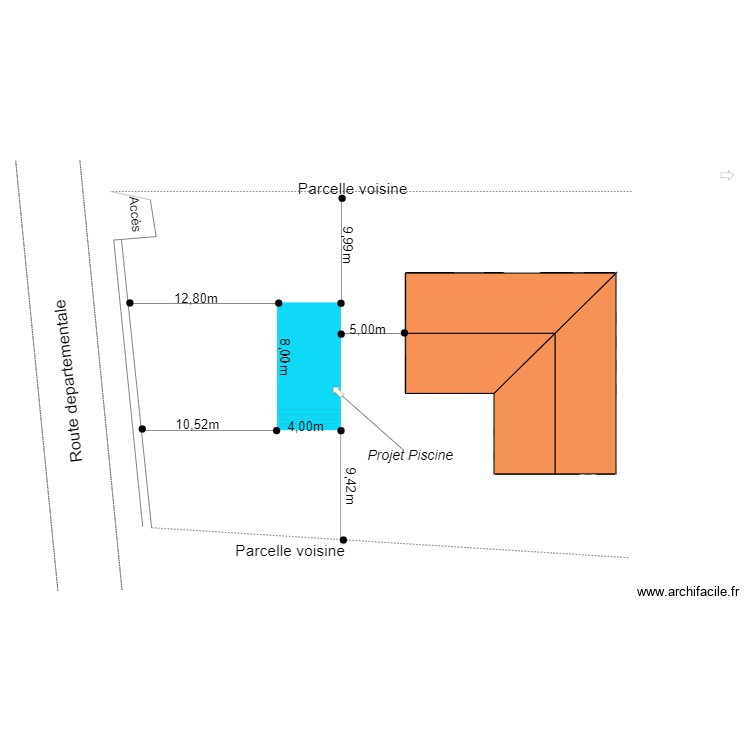 PLAN DE COUPE - Plan dessiné par Verine