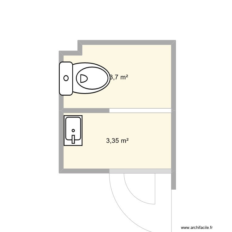 Plan – lave mains – Par martphi ️ | ArchiFacile