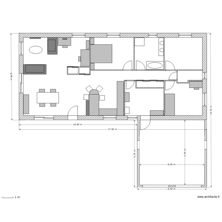 ESSAI MUR 20-placard d-meuble - Plan dessiné par liongar