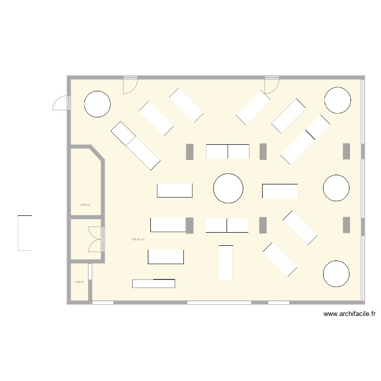 Plan – Réfectoire – Par Laetigeof ️ | ArchiFacile