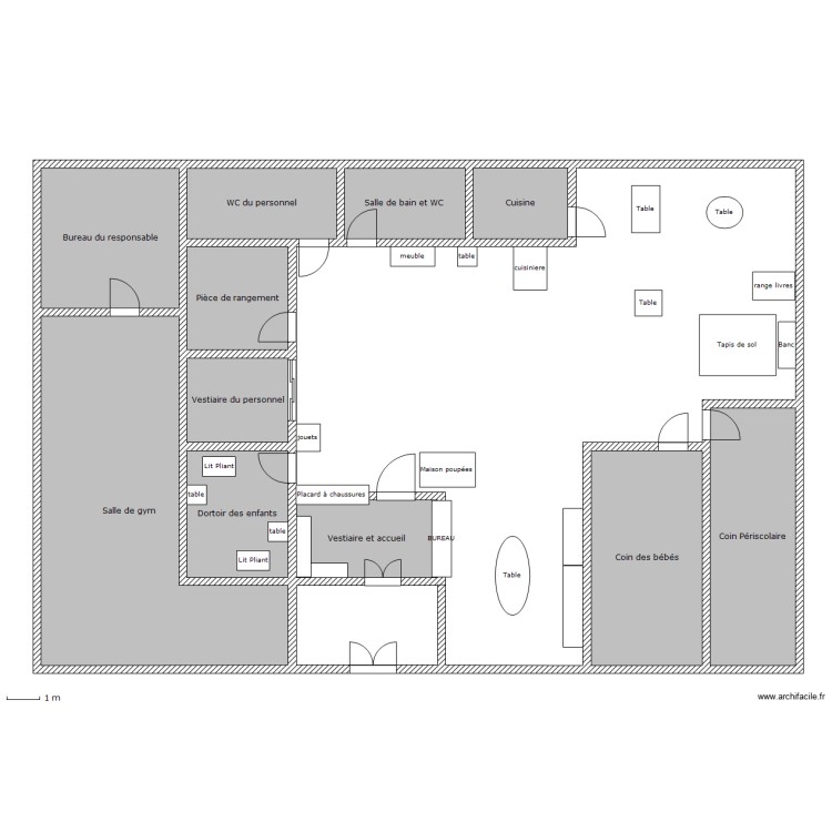 Plan – creche – Par debyaya ️ | ArchiFacile