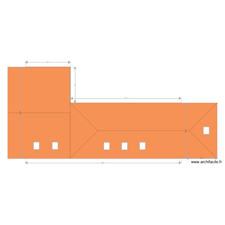 Plan – Plan toiture avec velux – Par Marine22111989 ️ | ArchiFacile
