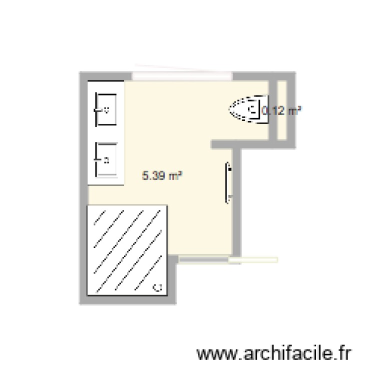 sdb - Plan dessiné par eric...