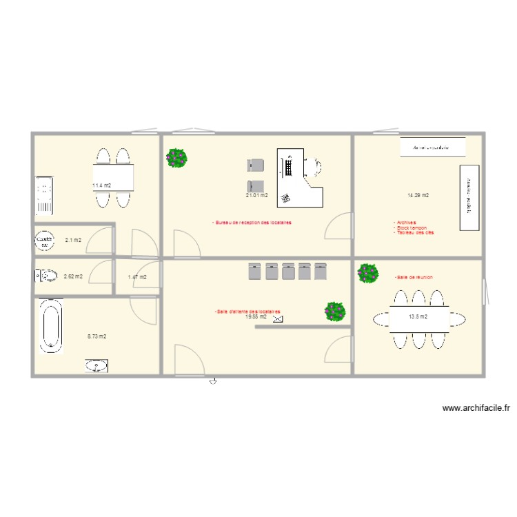 loge gardien - Plan dessiné par NICOLAS JEUMONT
