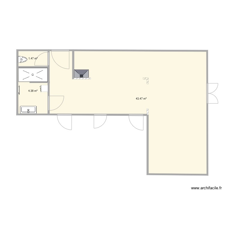 Sol 1 - Plan dessiné par Fredo6829