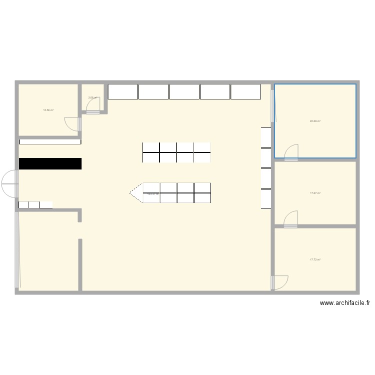 Plan – magasin – Par NathanP ️ | ArchiFacile