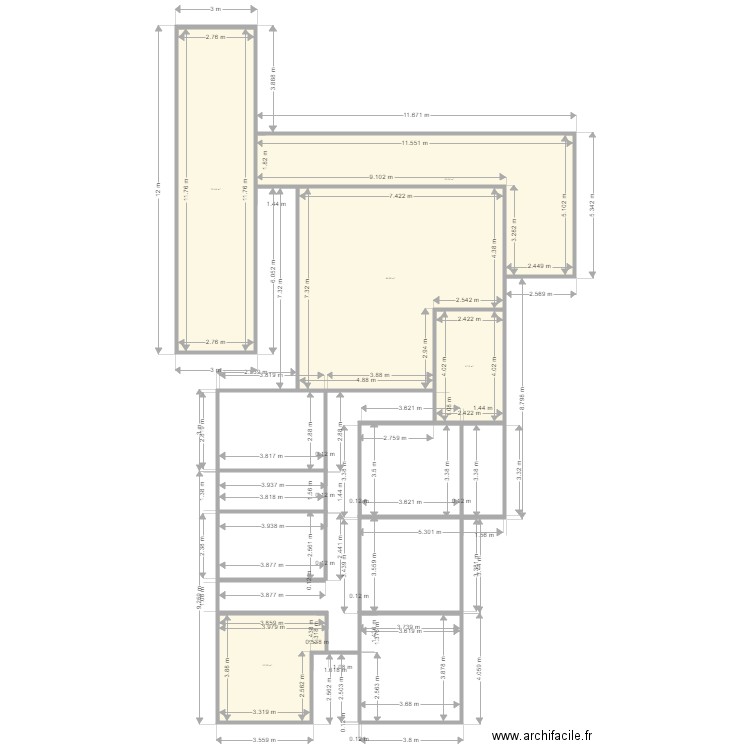plan ch - Plan dessiné par Md et Lj