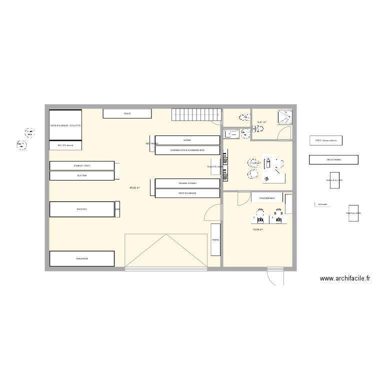 local - Plan dessiné par adlucas