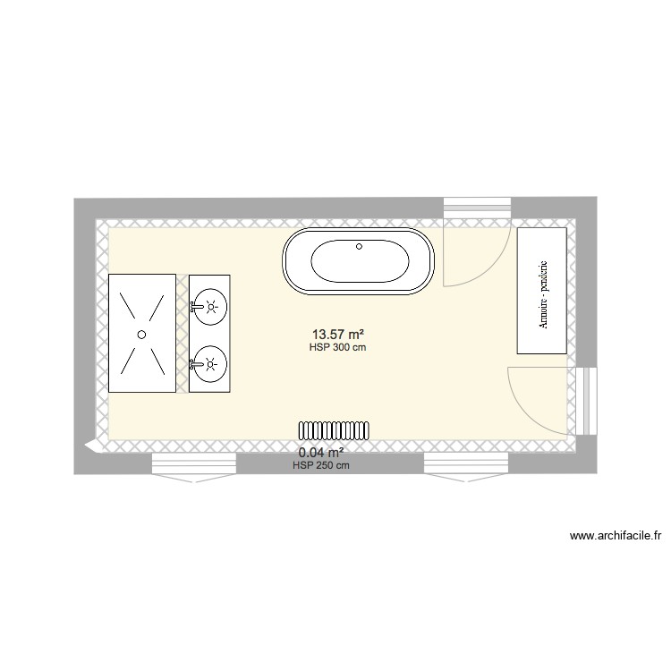 Plan SDB - Plan dessiné par Dugeo59
