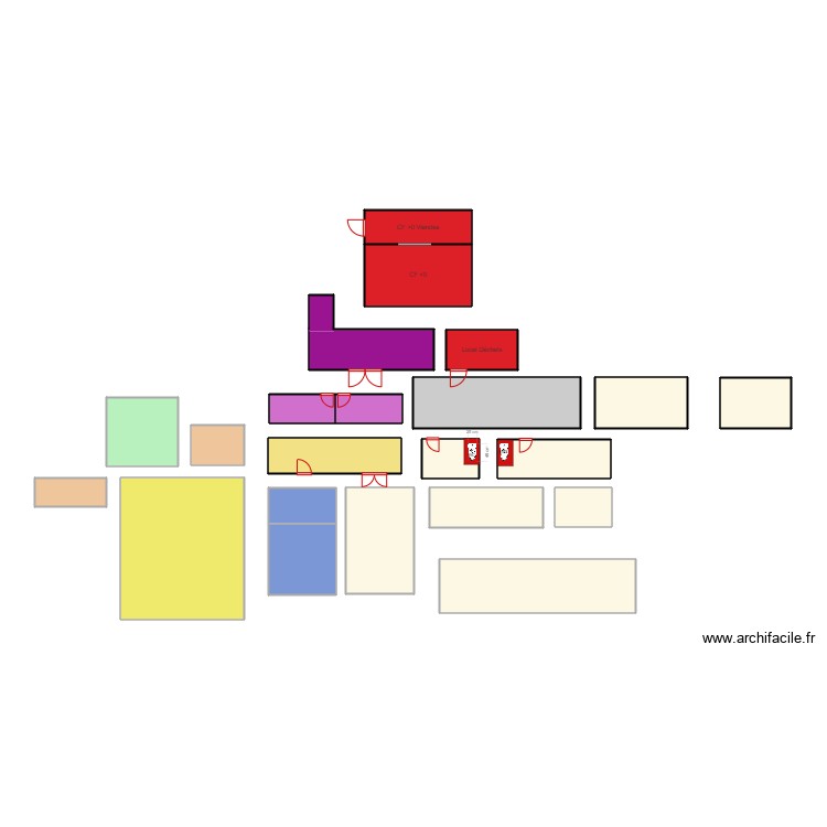 Plan St Pierre - Plan dessiné par faucel