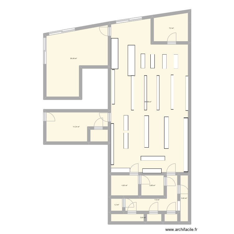 Plan – intermarché – Par angelegmds ️ | ArchiFacile