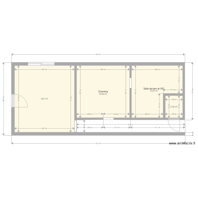 Plan Extension - Plan dessiné par valbert