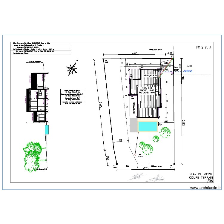 Plan – piscine – Par BrunoReygro ️ | ArchiFacile