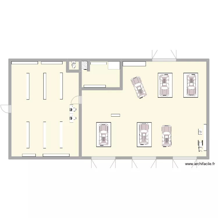 Plan – plan garage leandro1 – Par leandro padez ️ | ArchiFacile