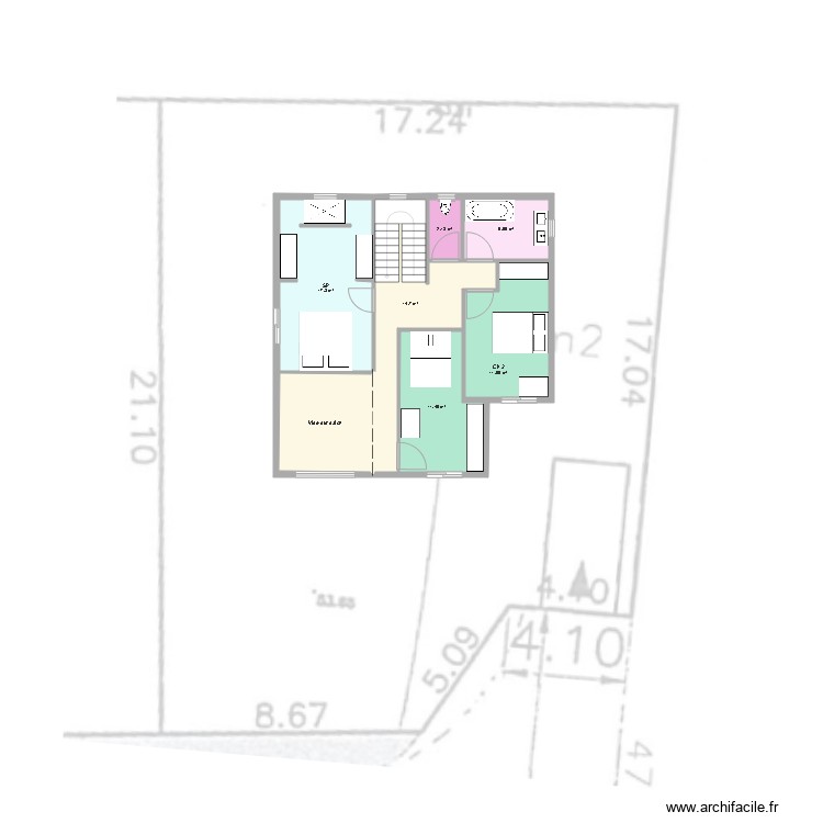 maison R1 - Plan dessiné par cjerome974
