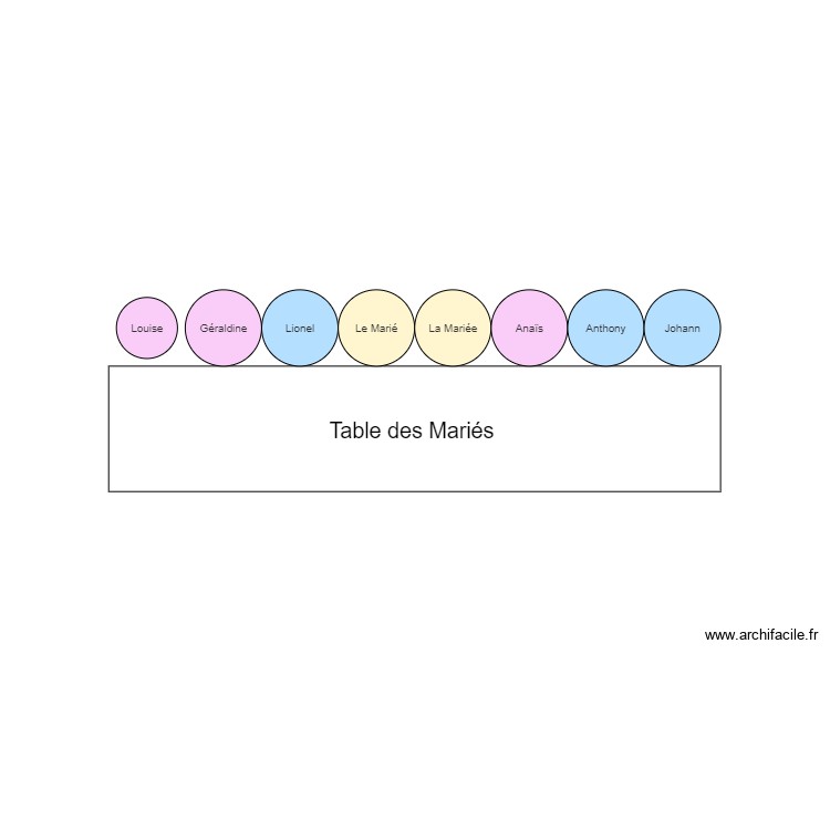 Plan – Plan de table marié – Par manuwolffy ️ | ArchiFacile