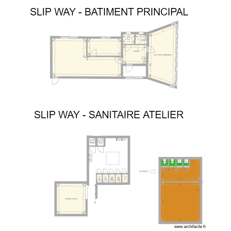 SLIP WAY_2 - Plan 7 pièces 125 m2 dessiné par flg974