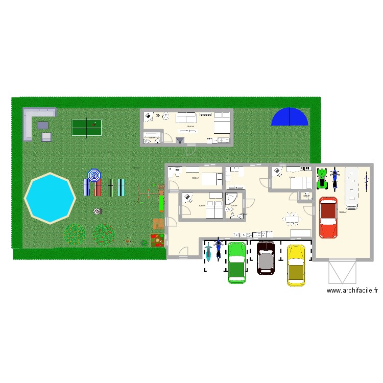 maison Papi - Plan 9 pièces 139 m2 dessiné par alexislamacq