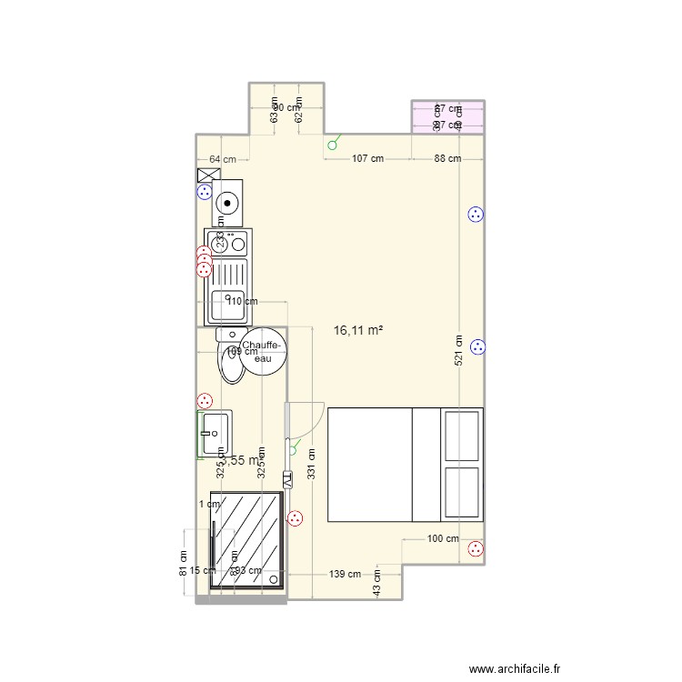 studio rdc - Plan dessiné par dedik2