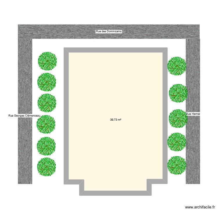 opéra royal - Plan 1 pièce 40 m2 dessiné par Klaramnt