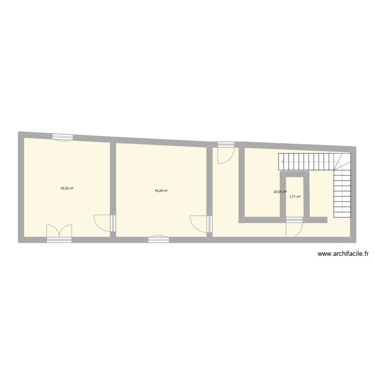 fournials - Plan 4 pièces 63 m2 dessiné par tafatri