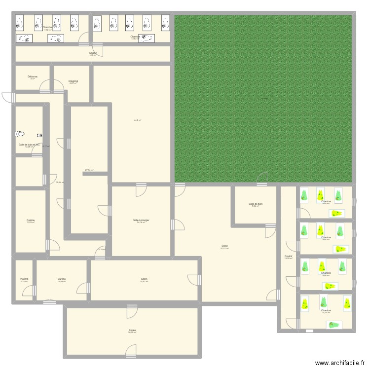 Creche - Plan dessiné par Multi accueil Alouette65710