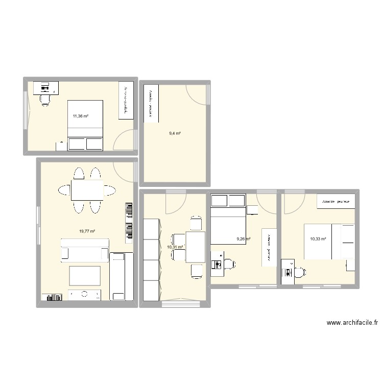 Commune - Plan dessiné par MathildComm