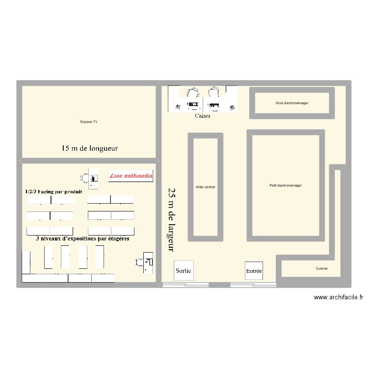 Plan darty - Plan dessiné par Cle_mnr