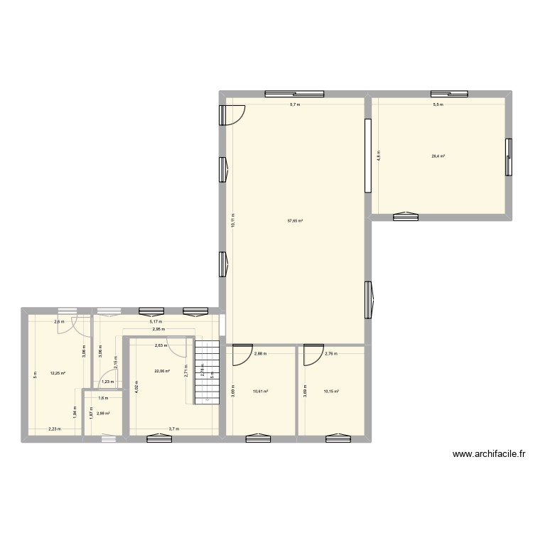 Max Carly - Plan 8 pièces 123 m2 dessiné par Maxance5