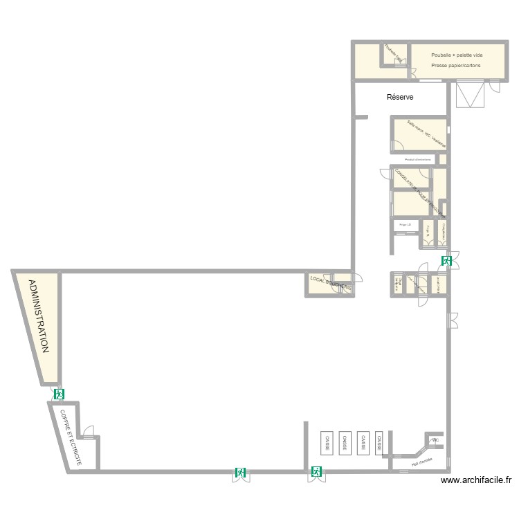 Plan – Carrefour Market Montmirail – Par El1ne ️ | ArchiFacile
