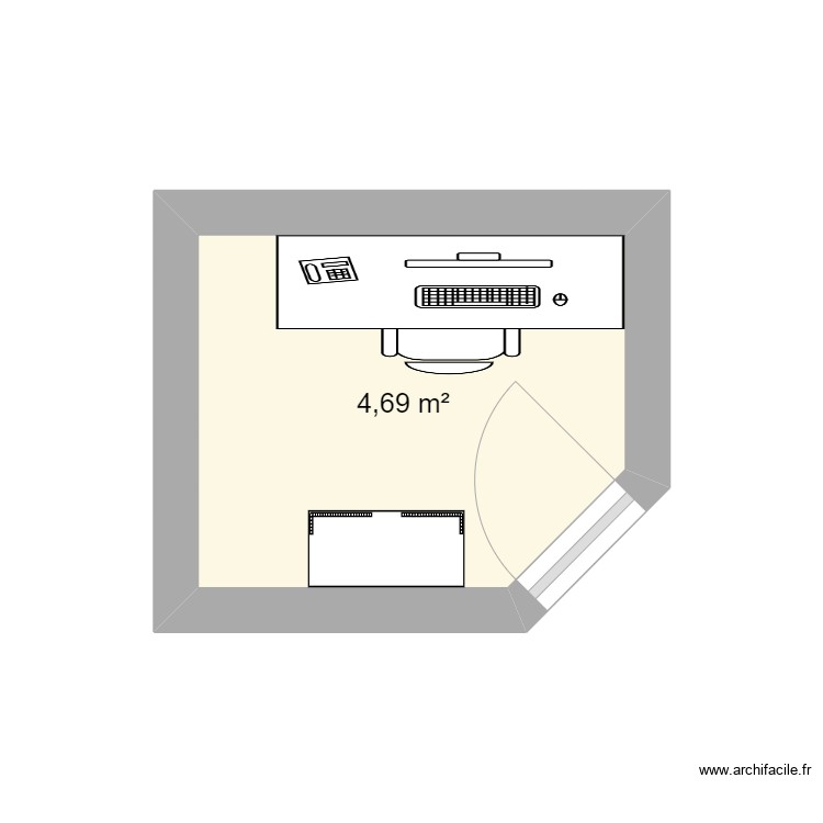 bureau - Plan dessiné par Bubu31700