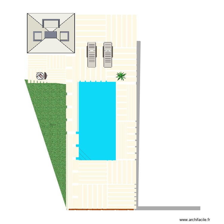 PISCINE - Plan dessiné par roudfra