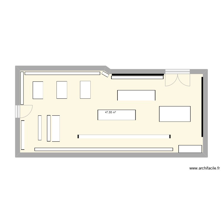 Plan – plan de masse magasin – Par nanac28 ️ | ArchiFacile